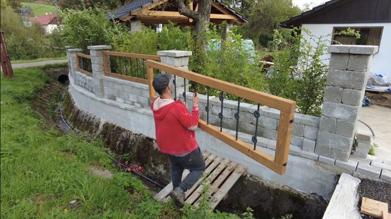 Stavba prístrešku pre auto a rekonštrukcia plota: 14. časť – plotová ...