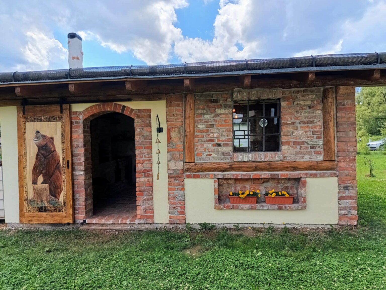 Altánok zo starých tehál a dreva | Urob si sám