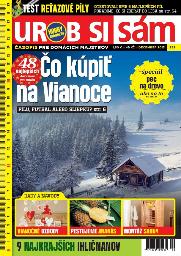 Decembrové vydanie časopisu Urob si Sám v predaji! | Urob si sám